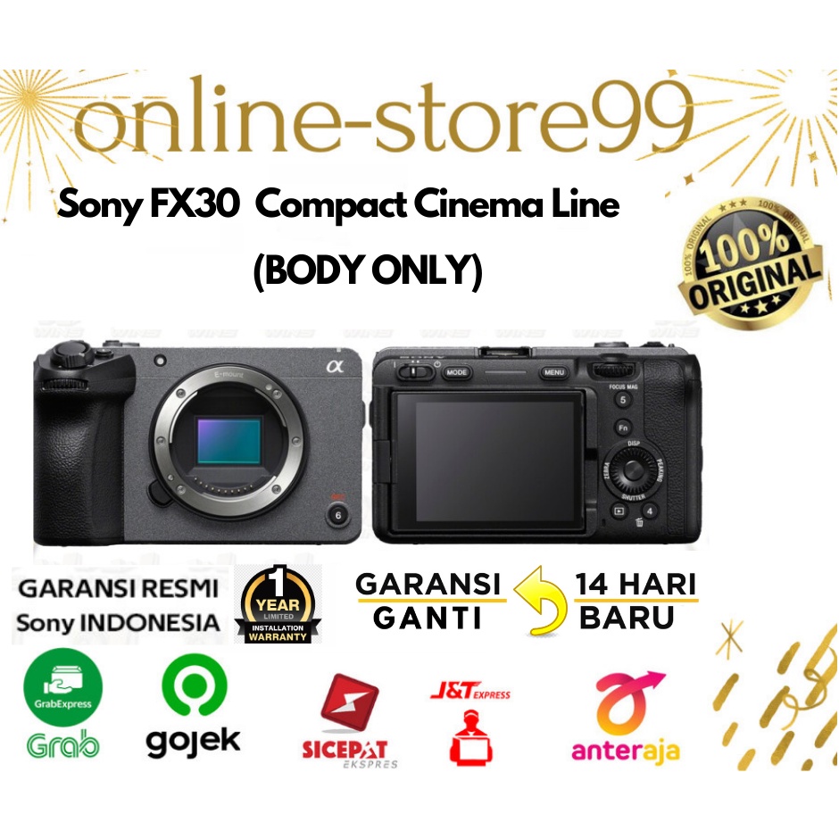 Jual Sony FX30 FX-30 Sony F X30 Digital Cinema Camera garansi resmi | Shopee Indonesia