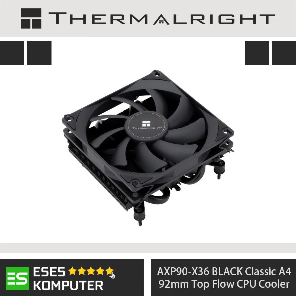 Jual HSF THERMALRIGHT AXP90-X36 BLACK | Low Profile Mini ITX CPU Cooler ...