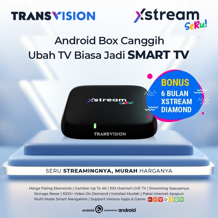 Jual NEW XSTREAM SERU TRANSVISION - Android Box TV Digital Receiver ...