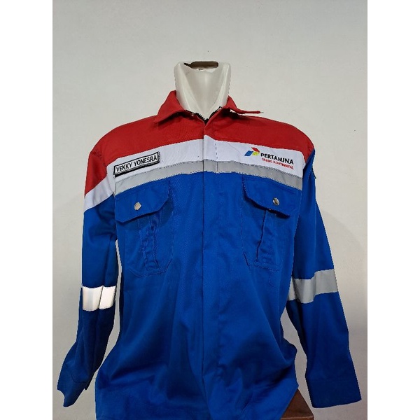 Jual WEARPACK PERTAMINA/BAJU ATASAN PERTAMINA | Shopee Indonesia