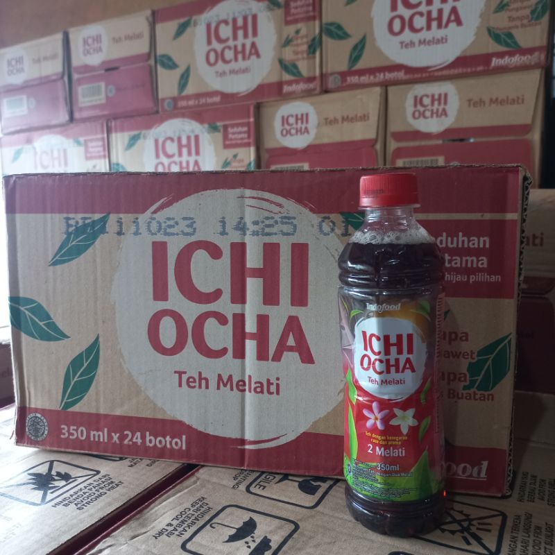 Jual teh ichi ocha melati 350 ml 1 dus isi 24 botol | Shopee Indonesia