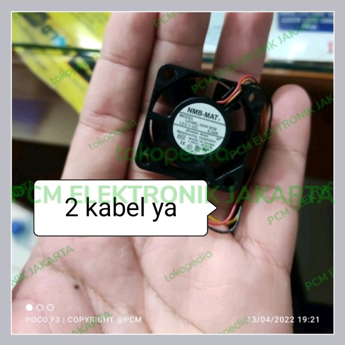 Jual Fan Fan Kipas Pendingin Nmb 3Cm 3 Cm 3X3Cm 3X3 3X3X1Cm 12V 12Volt ...