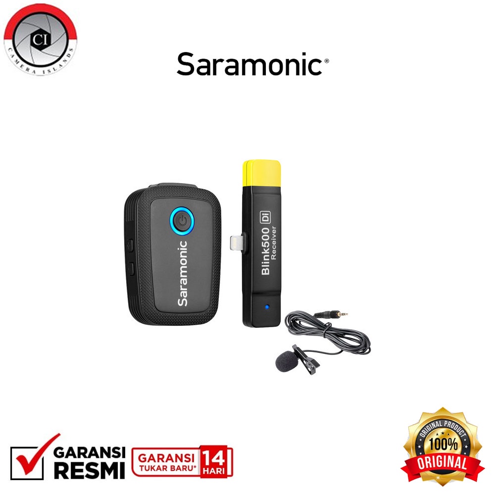 Jual Saramonic Blink 500 B4 2 4 Ghz Dual Wireless Microphone For