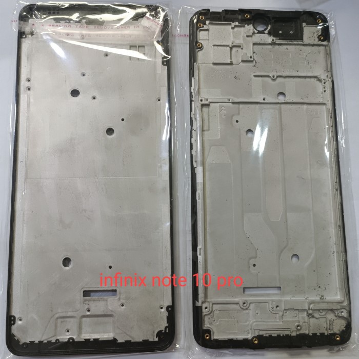 Jual frame lcd tatakan mesin tulang tengah infinix note 10 pro | Shopee ...