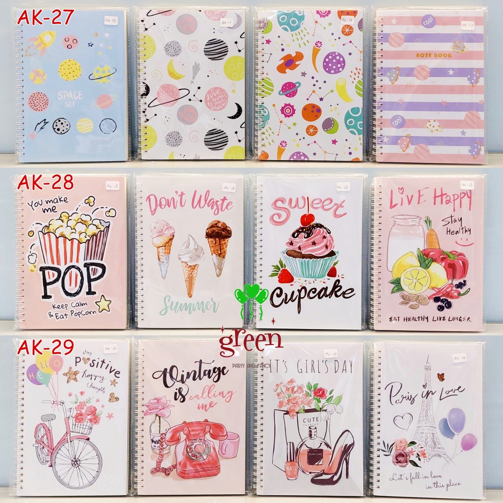 Jual Notebook ring A5 | Buku ring | Notebook spiral | Buku catatan ...