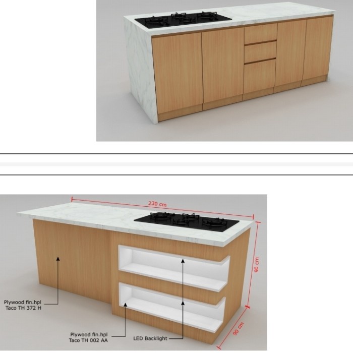 Jual meja island dapur minimalis table modern | Shopee Indonesia