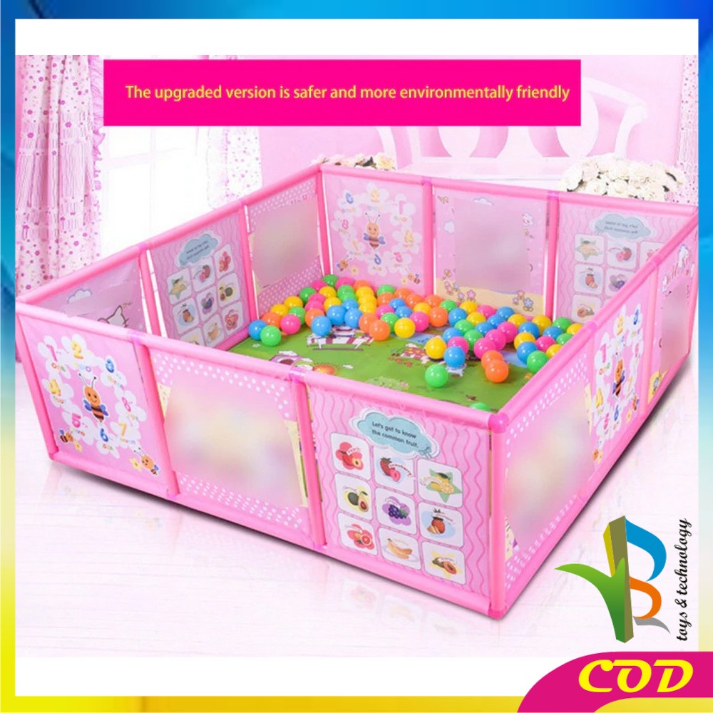 Jual RB-M17 Pagar Bayi Play Fence A999-22 Karakter Pagar Mainan Anak ...