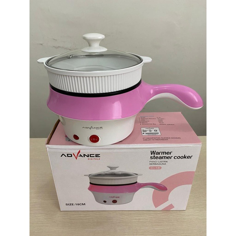 Jual Advance Panci Elektrik Warmer Steamer Cooker Multifungsi C-18 ...
