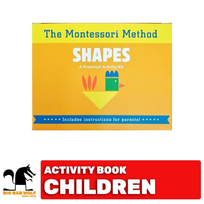 Jual THE MONTESSORI METHOD : SHAPES (KIT) | Shopee Indonesia