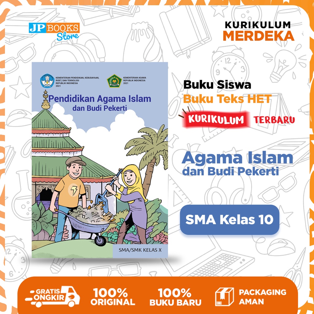 Jual JP Books – Buku Siswa Teks Het Kurmer Sekolah Agama Islam Sma Kelas 10 - Kurikulum Merdeka ...