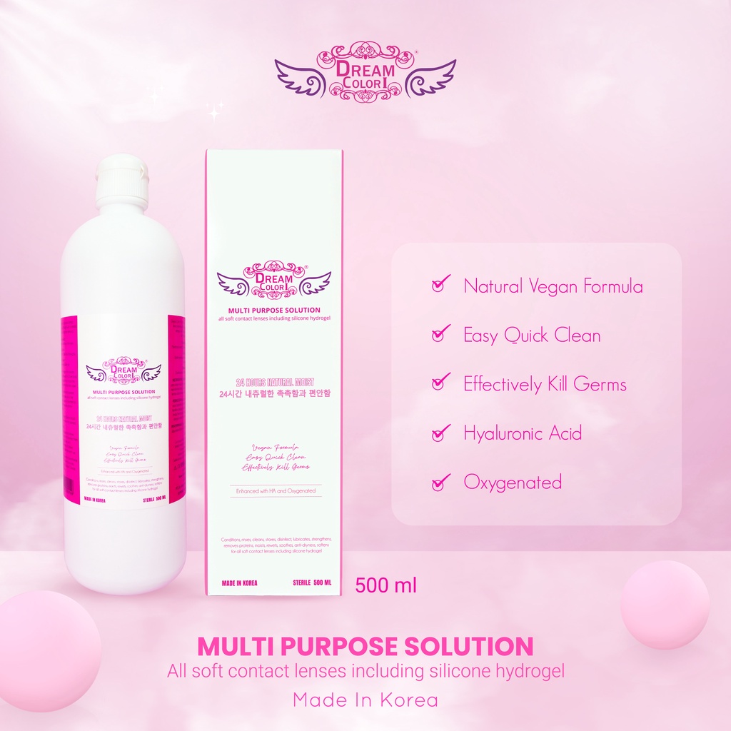 Jual Dream Color I 500mL Air Softlens Korea / Air Pembersih Soflens ...