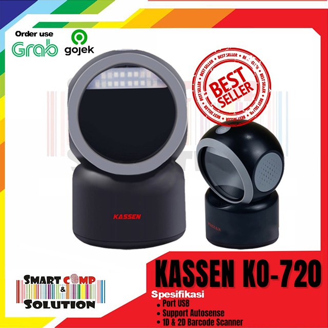 Jual Kassa Barcode Scanner Usb 2D Omni Kassen Ko-720 / Ko720 / Ko 720 ...