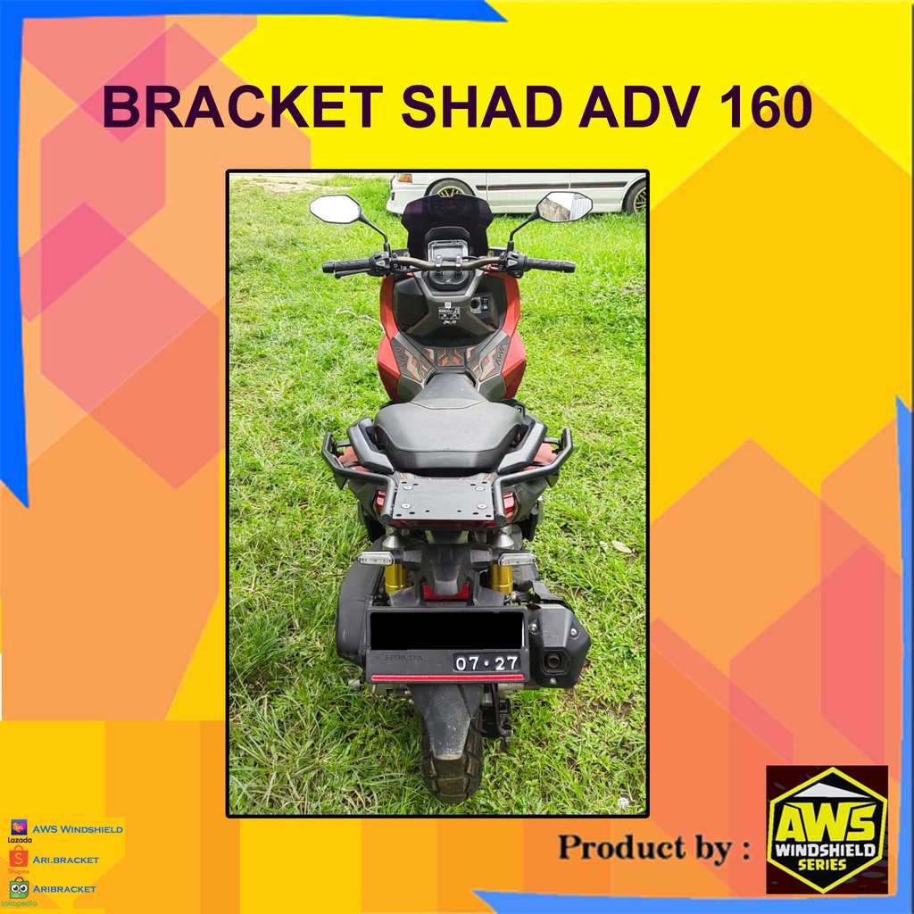 Jual Bracket Shad ADV 160 Tanpa Buka Behel | Shopee Indonesia