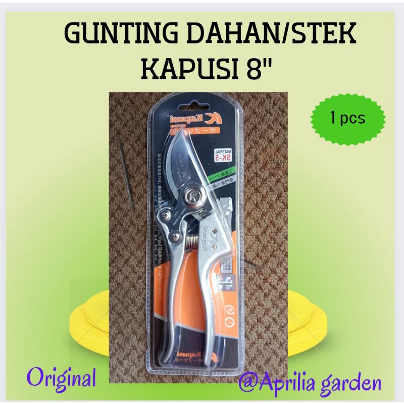 Jual Gunting Dahan Kapusi 8"/Gunting Stek/Gunting Ranting Tanaman Heavy ...