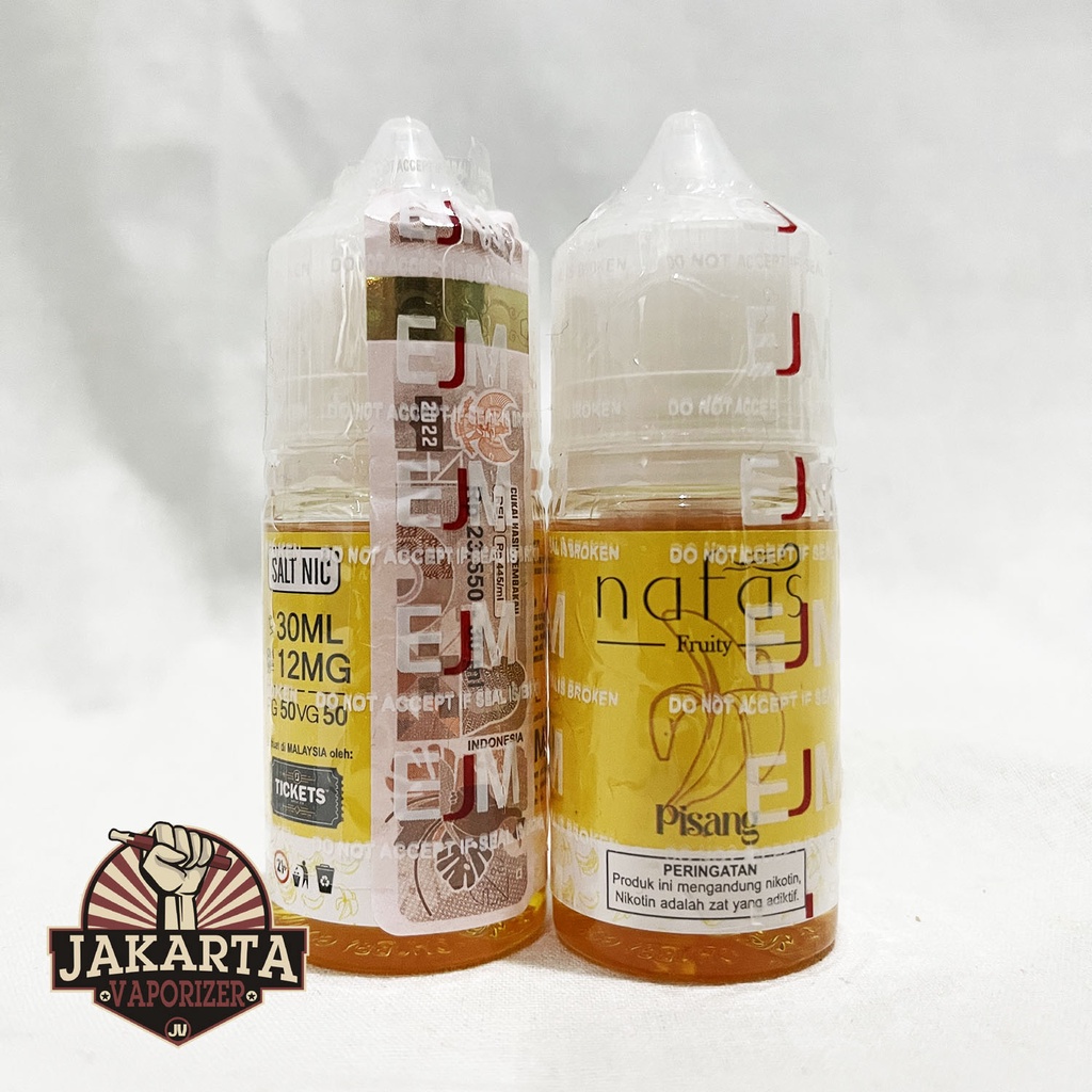 Jual [SALT] EJM NAFAS PISANG SALTNIC 30ML 12MG BY EJM X TICKETS BREW ...