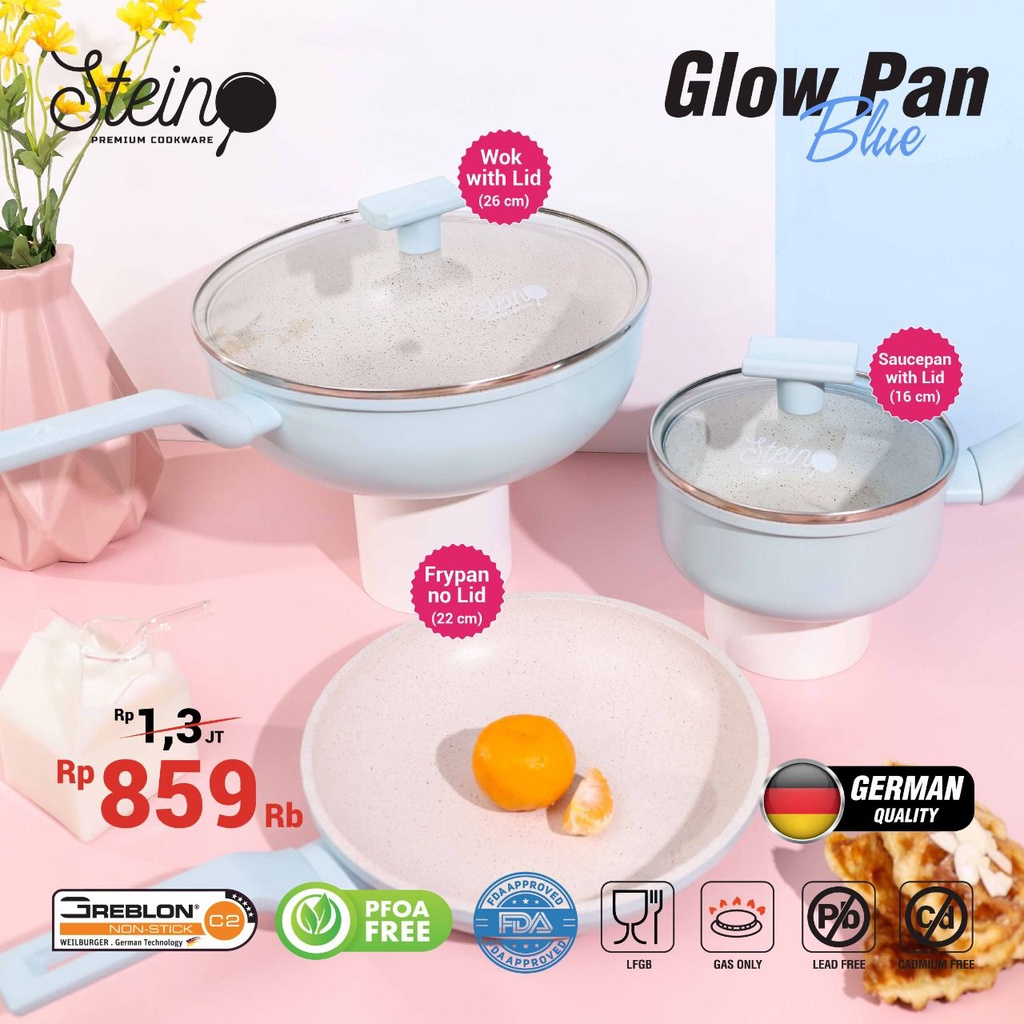Jual STEIN GLOW PAN BLUE NEW Free Flipper | Shopee Indonesia