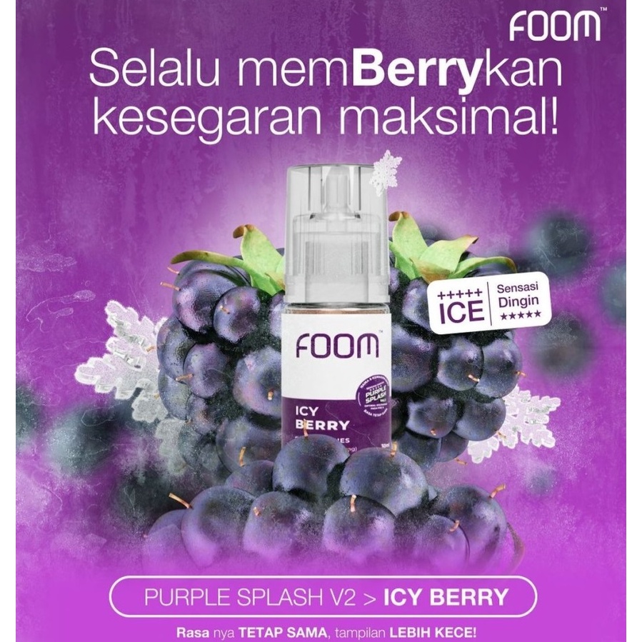 Jual Foom Icy Berry Saltnic 30ML by Foom Lab | Shopee Indonesia