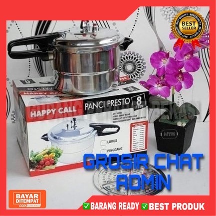 Jual [GPB] PANCI PRESTO 8L 8 LITER 8 L BESAR HC TANPA TUTUP KACA | Shopee Indonesia