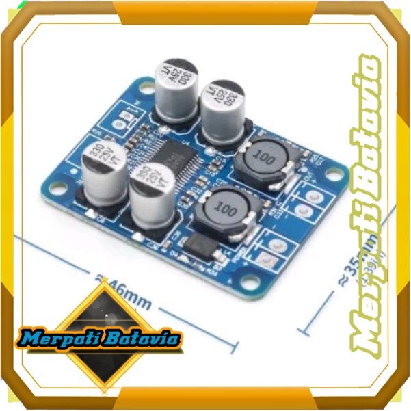 Jual Modul Digital Amplifier Audio Mono Kit Ampli TPA3118 TPA 3118 PBTL ...