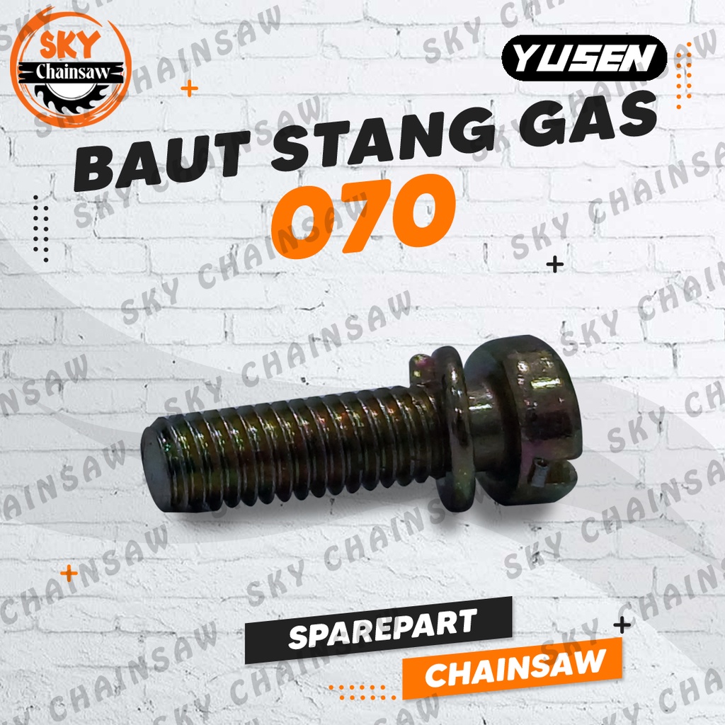 Jual Sparepart Chainsaw Baut Stang Gas 070 Senso Sinso Mesin Gergaji ...