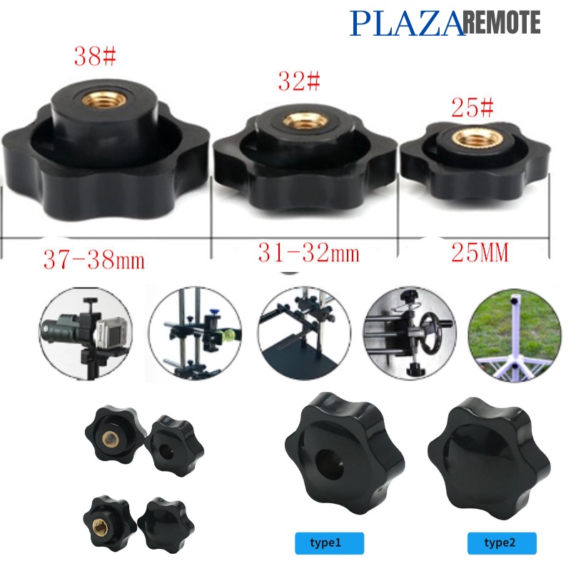Jual KNOB STAR MUR BINTANG DIAMETER 25/32/38/48MM LUBANG / NON LUBANG ...