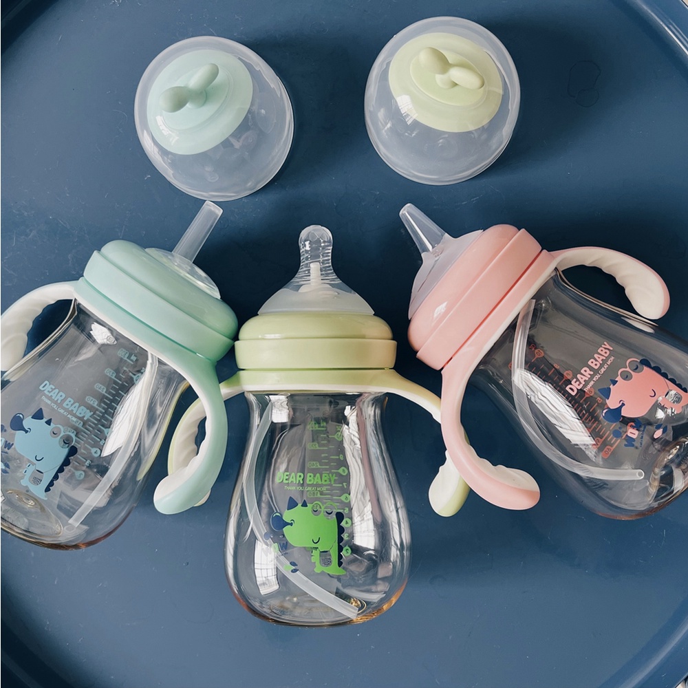 Jual Botol Susu Bayi PPSU Botol Susu Wide Neck Anti Kolik Botol Minum Anak Bayi 3 IN 1 BPA Free ...