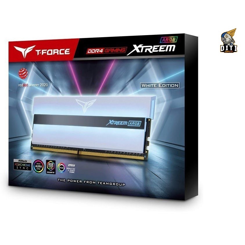 Jual TEAM memory T-force Xtreem ARGB (8GB x 2) 16GB DDR4 Kit 3200 Mhz ...