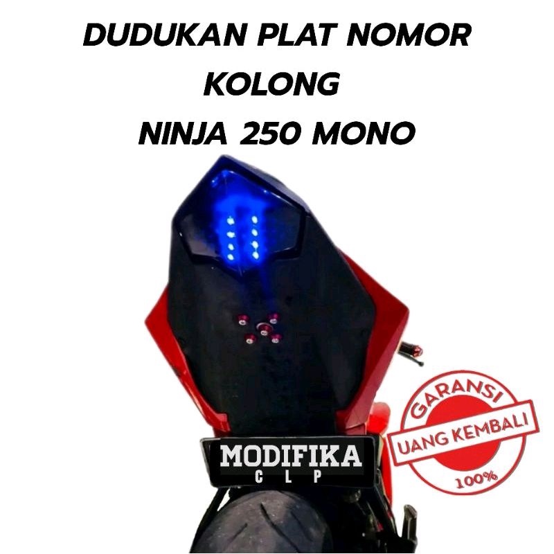 Jual Dudukan plat nomor kolong ninja 250 mono | Shopee Indonesia