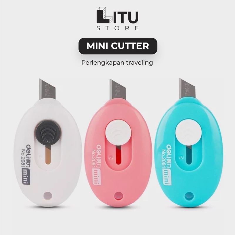 Jual Mini cutter portable traveling pemotong kertas gantungan kunci ...