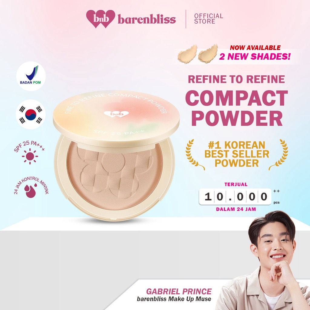Jual BNB barenbliss Fine to Refine Compact Powder | Shopee Indonesia