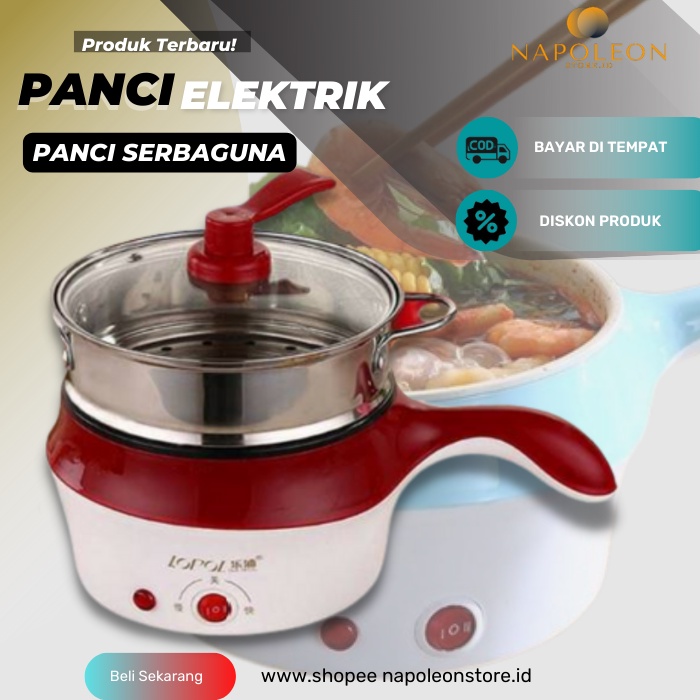 Jual Panci Elektrik Serbaguna Pan Fry Panci Listrik Multifungsi ...