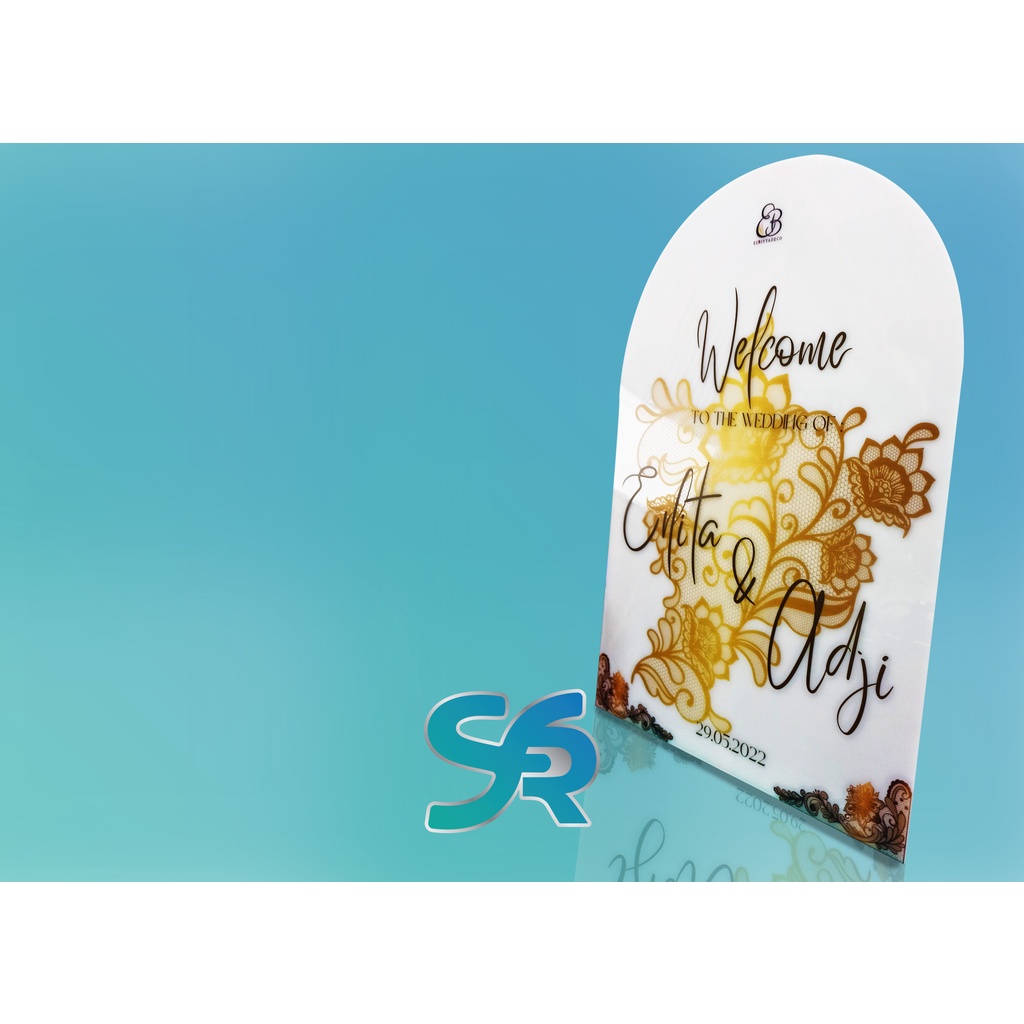 Jual Welcome Sign | Papan Nama | Acrylic Welcome Sign | Papan Nama ...