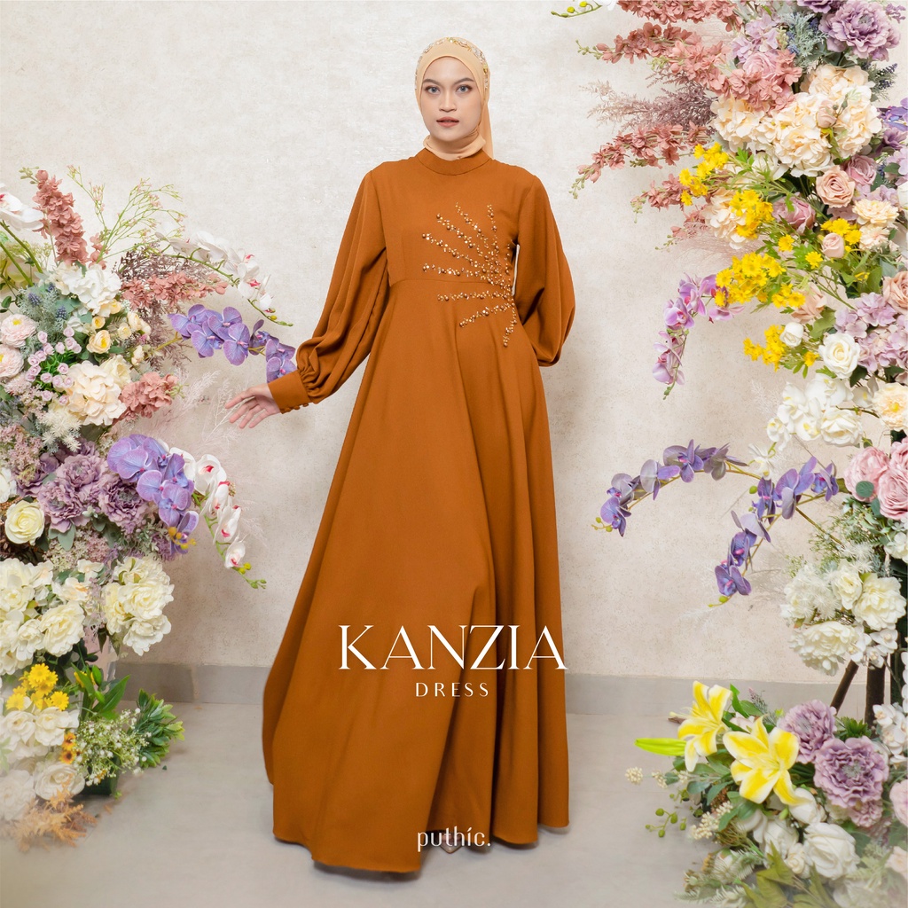 Jual PUTHIC - KANZIA DRESS - READY STOCK - GAUN WISUDA - AKAD - RESEPSI ...