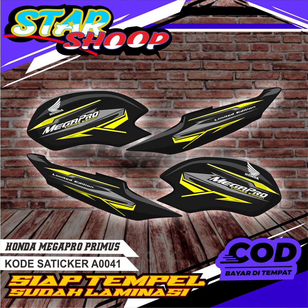 Jual STRIPING MEGAPRO PRIMUS TERBARU VIRAL (UDAH LAMINASI) | Shopee ...