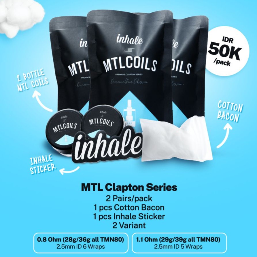 Jual Inhale MTL Coils Series Set Pack 100% Authentic | Shopee Indonesia