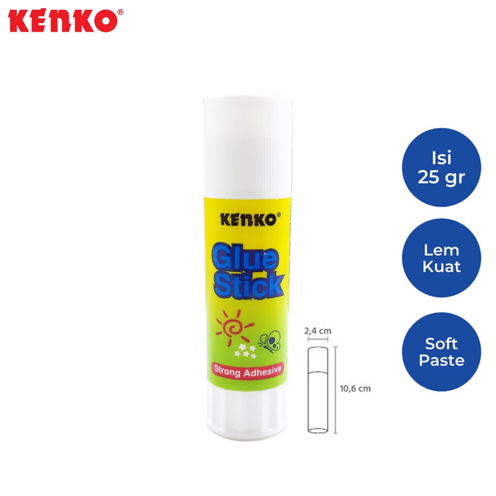 Jual Glue Stick Kenko Lem Kertas Batang 25 gr | Shopee Indonesia