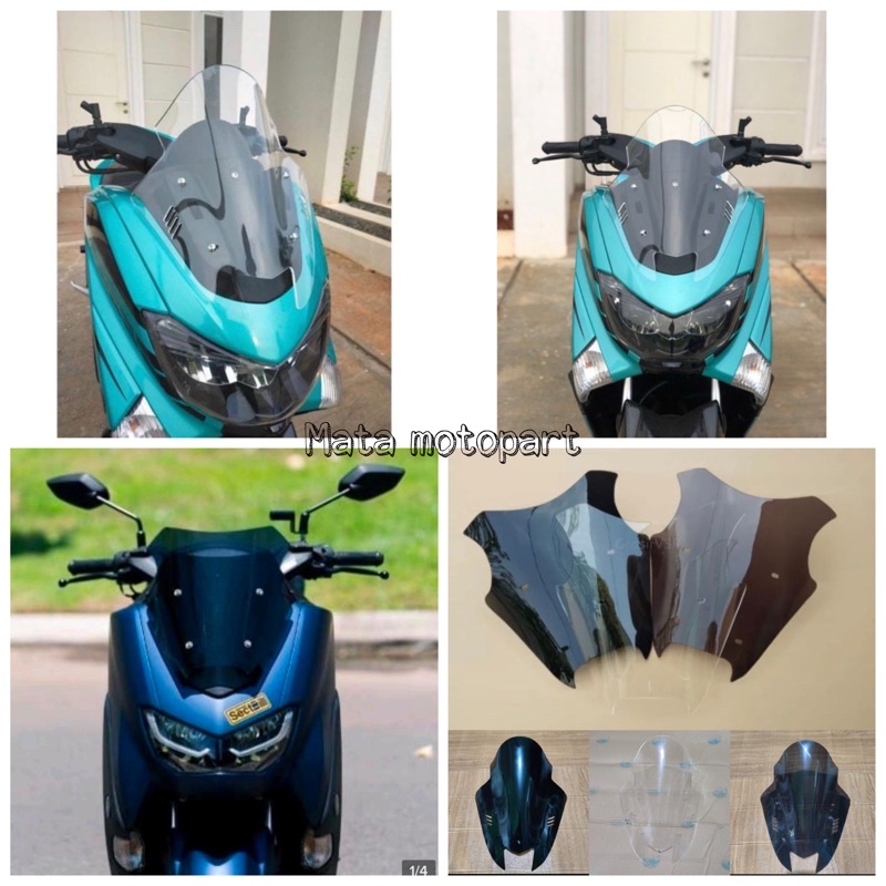 Jual Visor Nmax Model TDR SIRIP Winshield Yamaha Nmax NEW OLD Visor ...