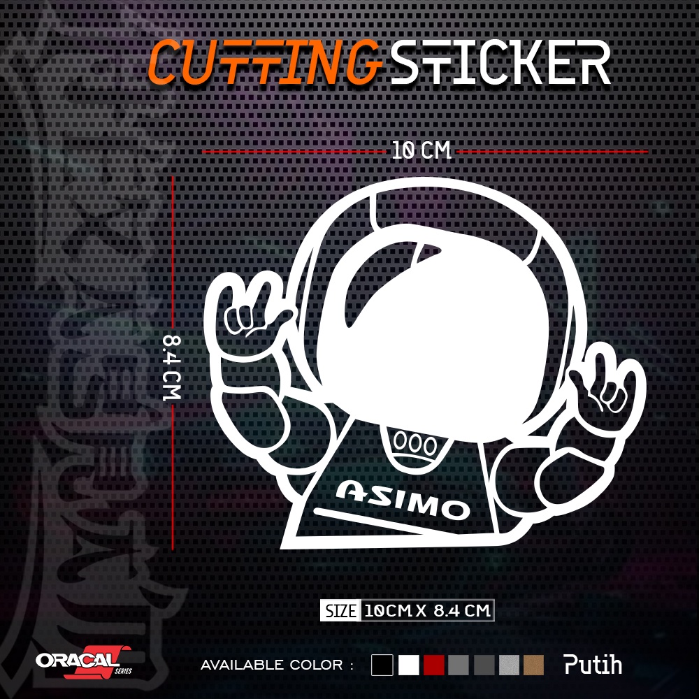 Jual Cutting Stiker Asimo Honda Logo | Stiker Cutting Asimo Honda ...