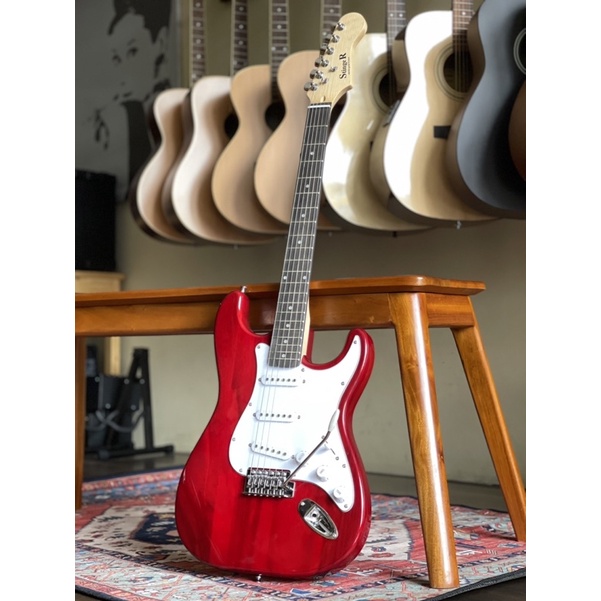Jual Gitar listrik/Elektrik Model Stratocaster Merk STRINGER SST (RED ...