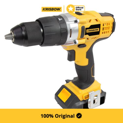 Jual Krisbow Impact Drill Mesin Bor Listrik Cordless 18V Li-Ion ...