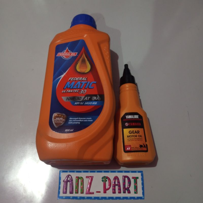 Jual Federal Ultratec Matic 800ml & Gardan Yamaha 100ml | Shopee Indonesia