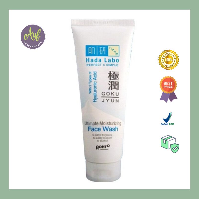 Jual HADA LABO Gokujyun Ultimate Moisturizing Face Wash 50 Ml | Shopee ...