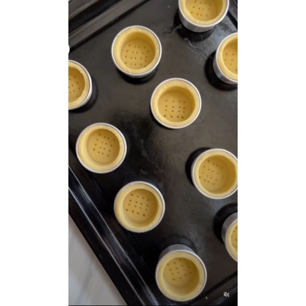 Jual Cetakan Tartlet Mini Cetakan Pie Mini Bulat Cetakan Pie aluminium ...