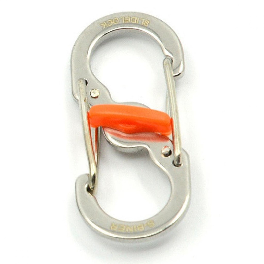 Jual Carabiner S Biner dengan Safety Lock Pengait Gantungan Kunci ...