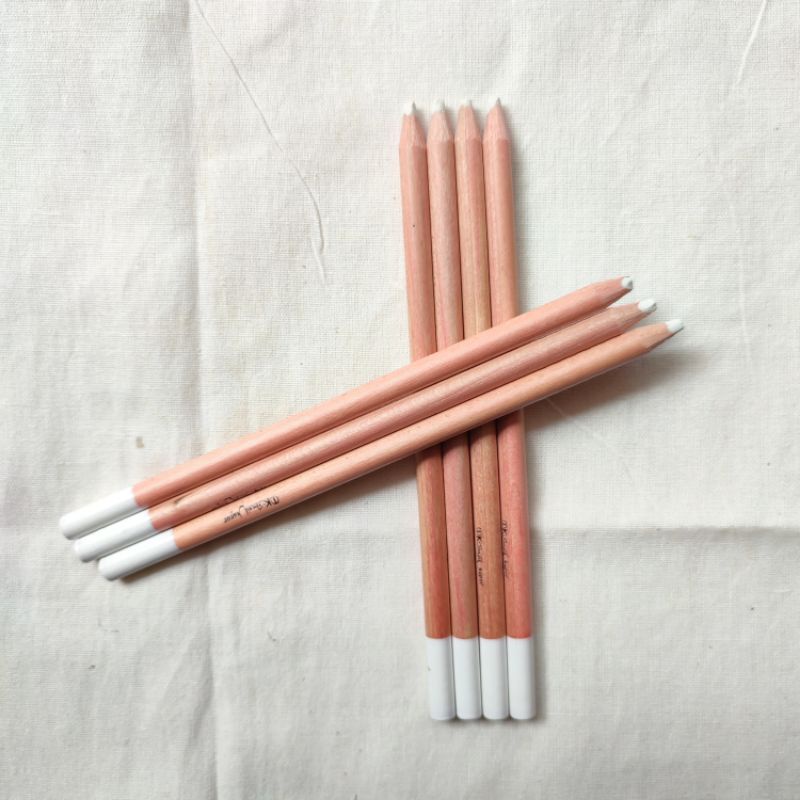 Jual pensil putih/pensil seket dekor/pensil kapur | Shopee Indonesia