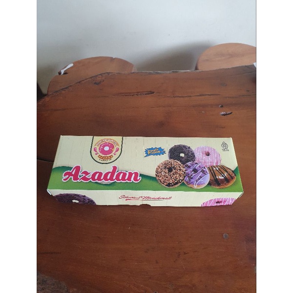 Jual dus/dos custom/merk donat azadan | Shopee Indonesia