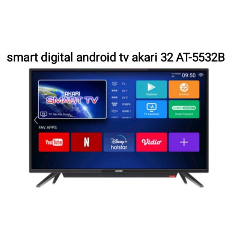 Jual Smart tv 32 inch Android 11 digital Akari 32 inch AT 5532B ...