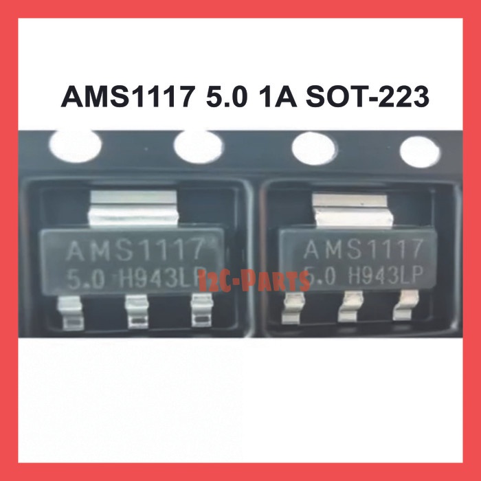 Jual AMS1117 5.0 Voltage Regulator 1A Sot-223 AMS 1117 5.0V Sot223 1 A | Shopee Indonesia