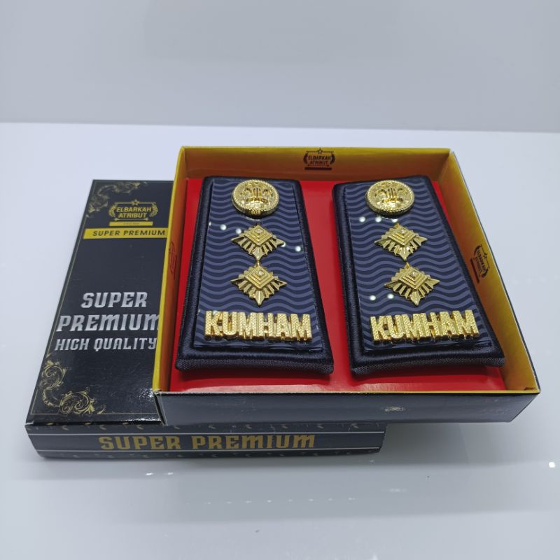 Jual Pangkat PDH KUMHAM AKRILIK 4A TERBARU/ATRIBUT KUMHAM AKRILIK ...