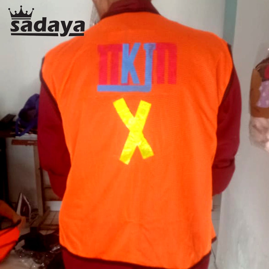 Jual Rompi costum rompi proyek costume rompi jaring costum rompi sablon ...